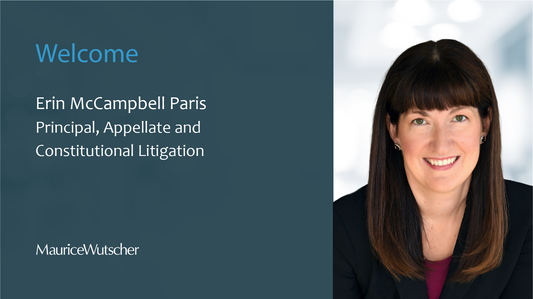 Maurice Wutscher LLP Adds Appellate and Constitutional Litigation ...